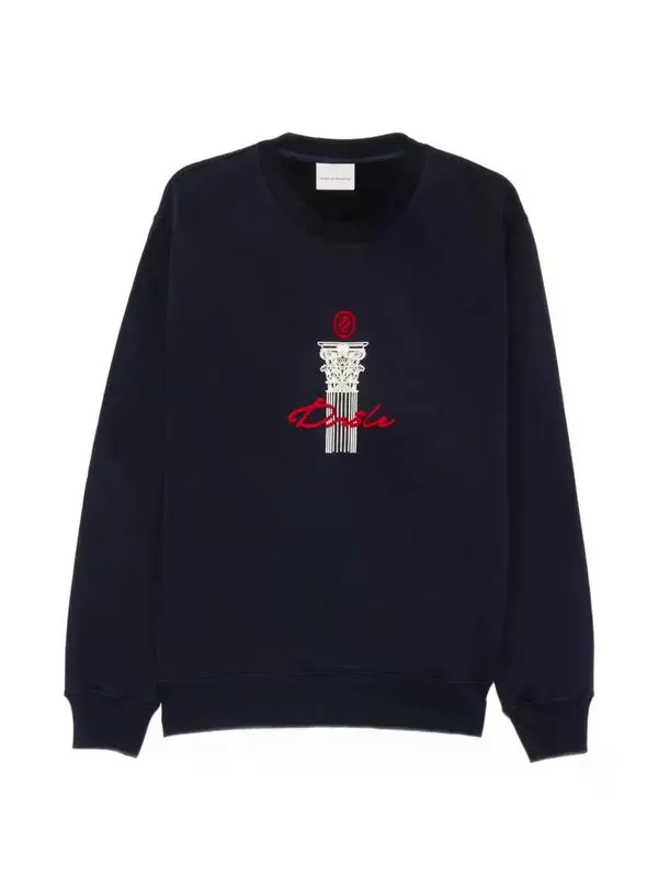 Drole De Monsieur Column-print Sweatshirt