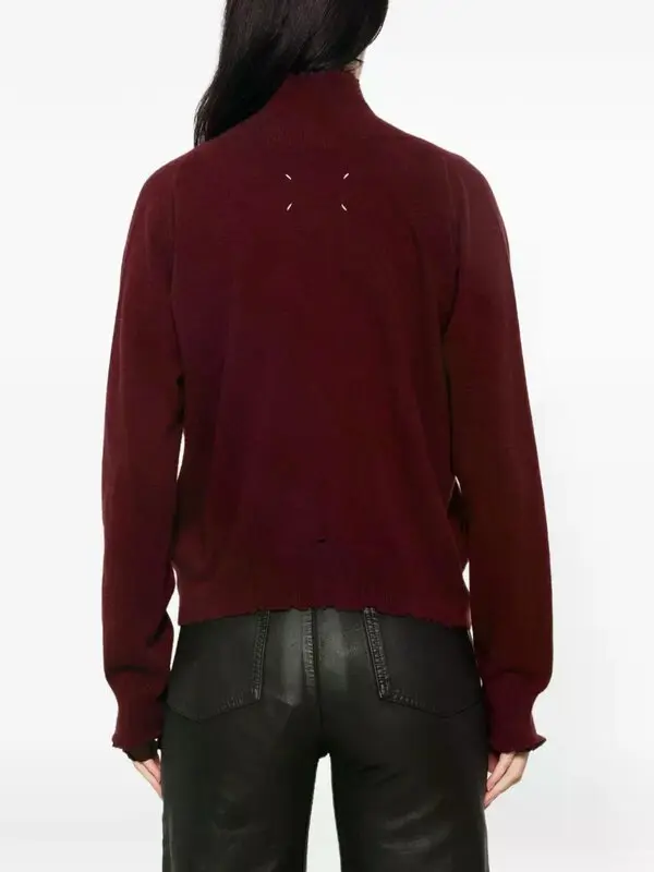 MAISON MARGIELA Distressed High-neck Sweater