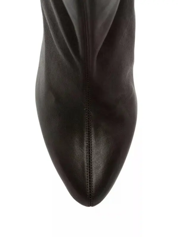 Victoria Beckham Harlow Stretch Leather Boots - Brown