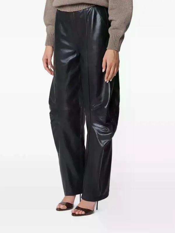 ROTATE BY BIRGER CHRISTENSEN Leather Cargo Pants