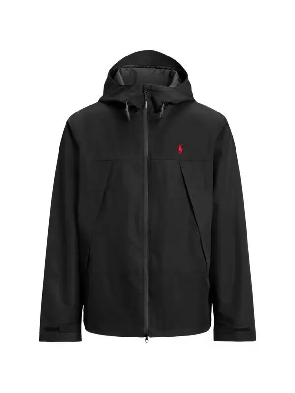 Polo Ralph Lauren Logo-embroidered Hooded Jacket - Black