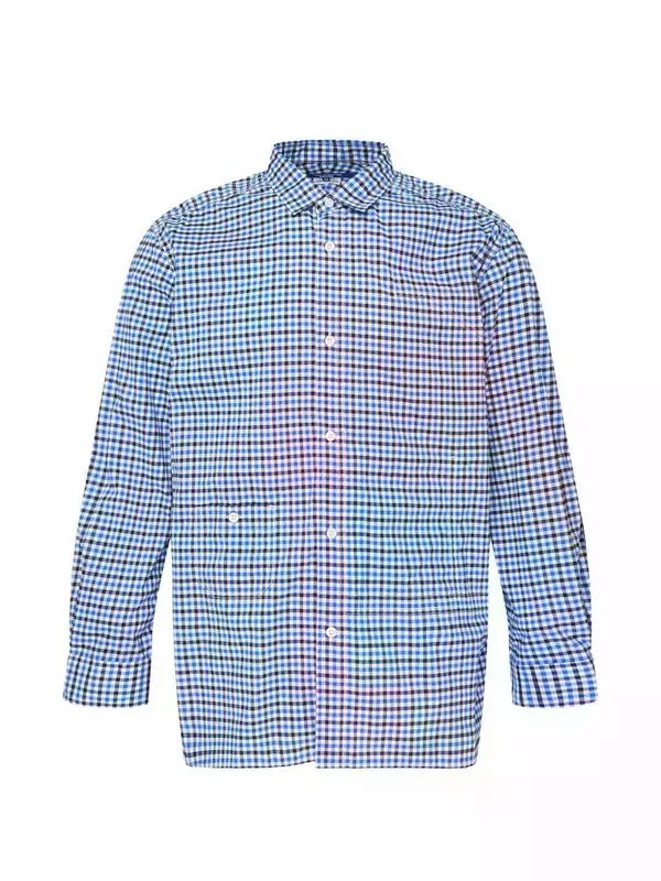 Junya Watanabe Gingham-check Panelled Shirt
