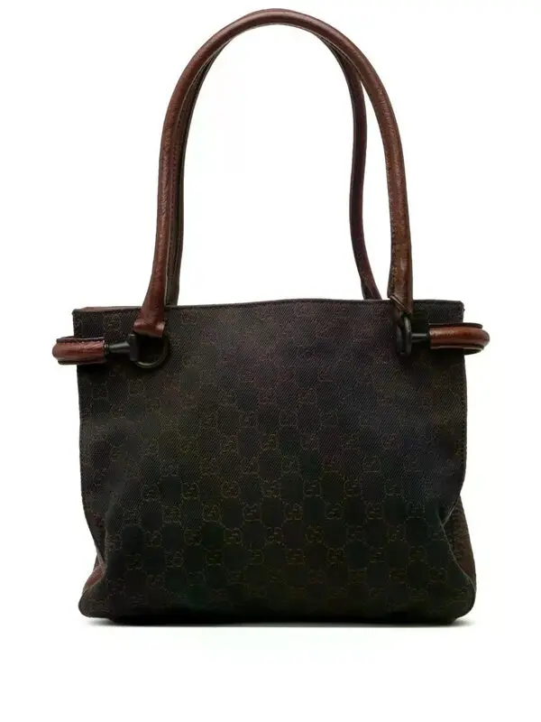 Gucci 2000-2015 Gg Denim Shoulder Bag