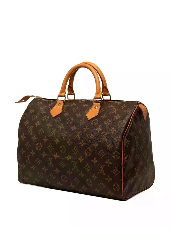 LOUIS VUITTON 1992 Monogram Speedy 35 Boston Bag