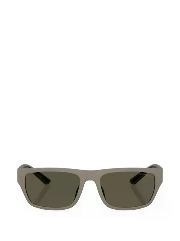 Emporio Armani Rectangle-frame Sunglasses - Grey