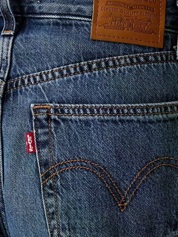 LEVI'S High-waisted Denim Shorts