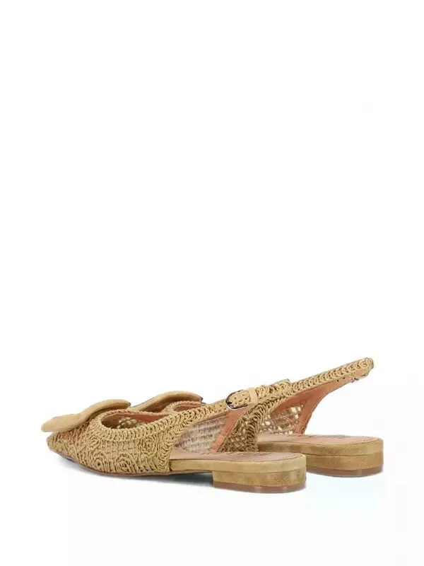 BIBI LOU Buckle-detail Slingback Ballet Flats