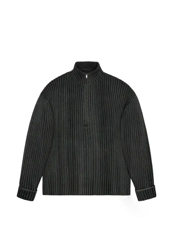 Rains Sapa Ribbed Half-zip Sweater