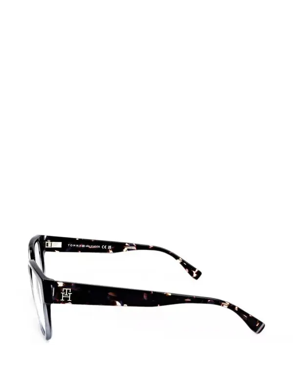 Tommy Hilfiger Tortoiseshell-effect Square-frame Glasses