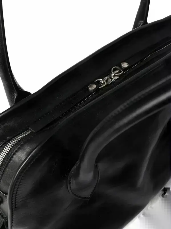 ANN DEMEULEMEESTER Medium Birita Leather Tote Bag