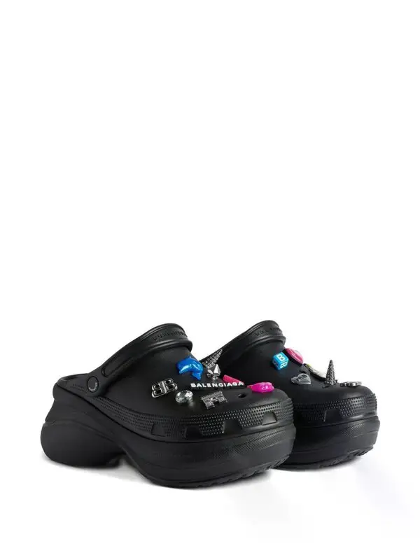 Balenciaga Patch-embellished Clogs
