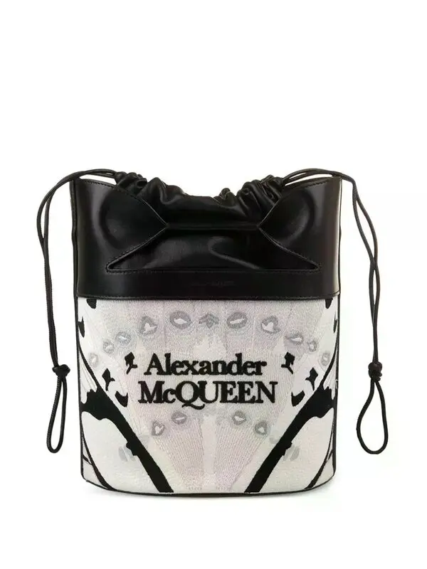 Alexander McQueen Drawstring Bucket Bag - Black