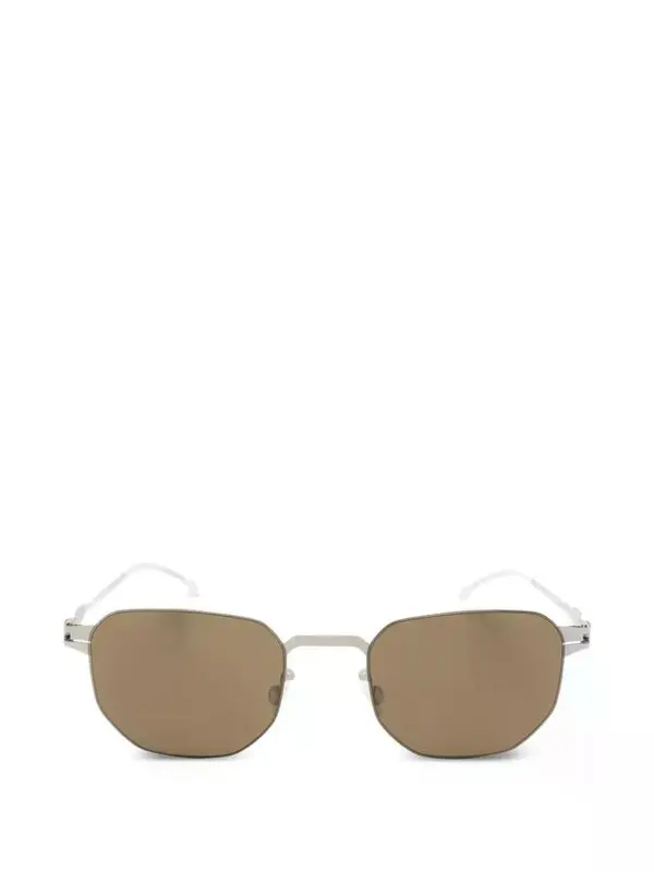 Mykita Bijan Geometric-frame Sunglasses - Silver