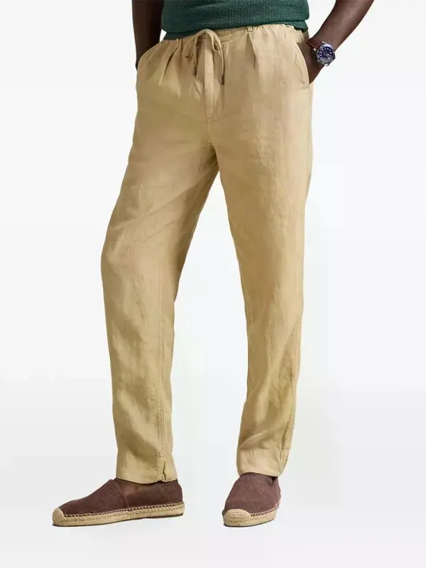 Polo Ralph Lauren Drawstring-waist Linen Trousers