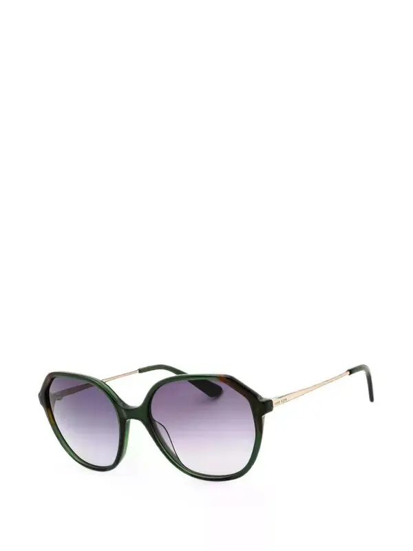 Anne Klein Geometric-frame Sunglasses