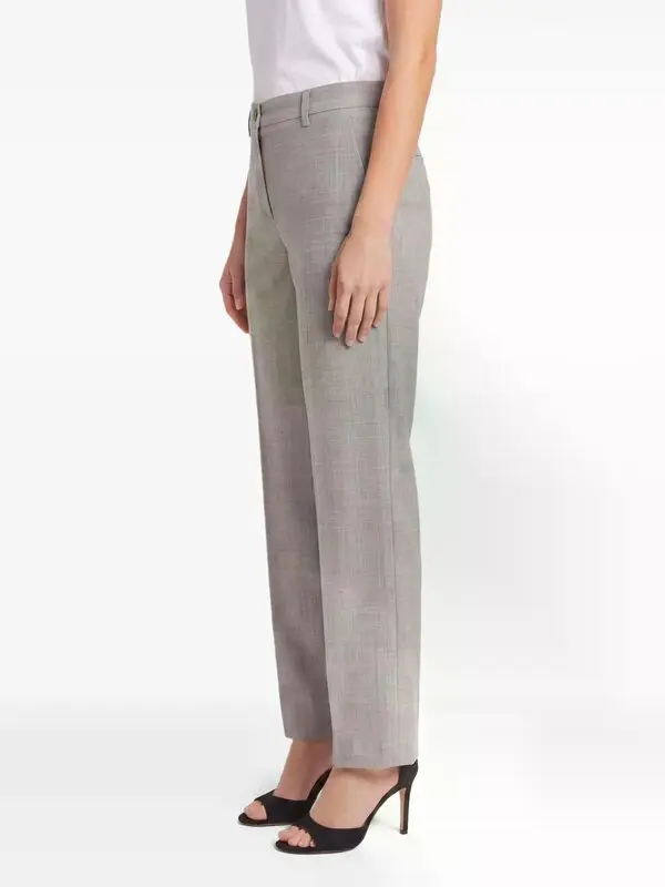 Brunello Cucinelli Checked Straight-leg Trousers