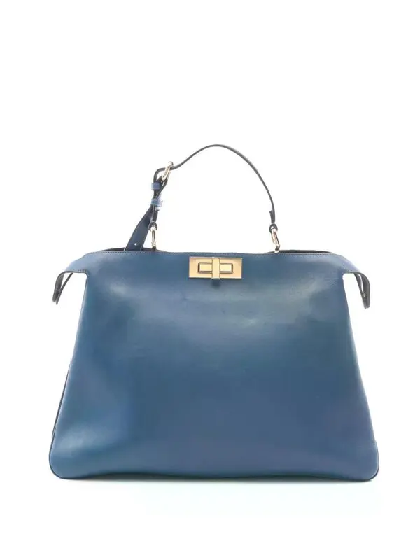 Fendi 2010-2026 Large Leather Peekaboo Satchel