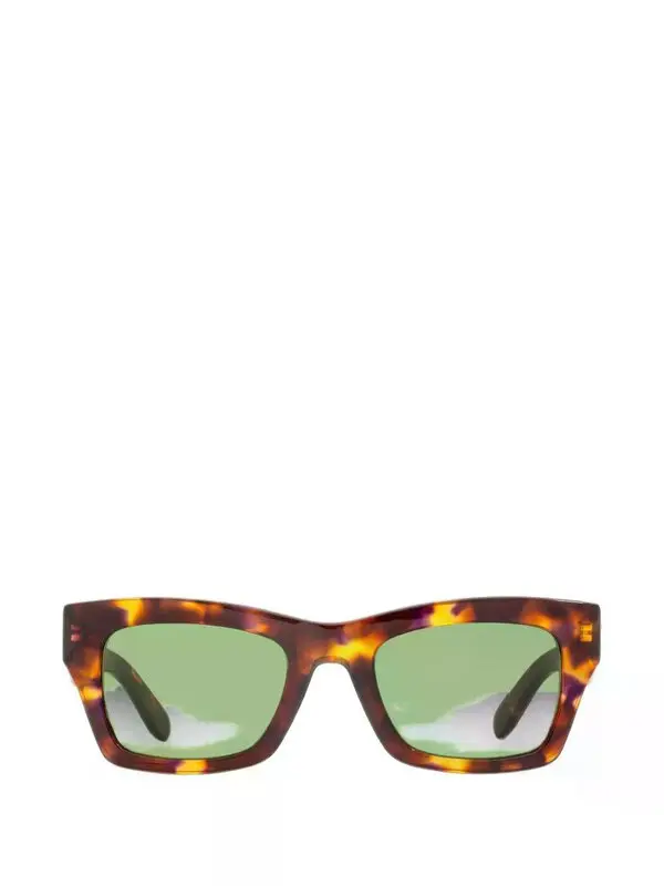 FERRAGAMO Tortoiseshell-effect Square-frame Sunglasses - Brown