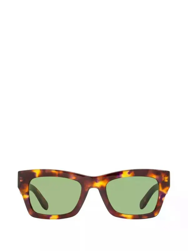FERRAGAMO Tortoiseshell-effect Square-frame Sunglasses - Brown