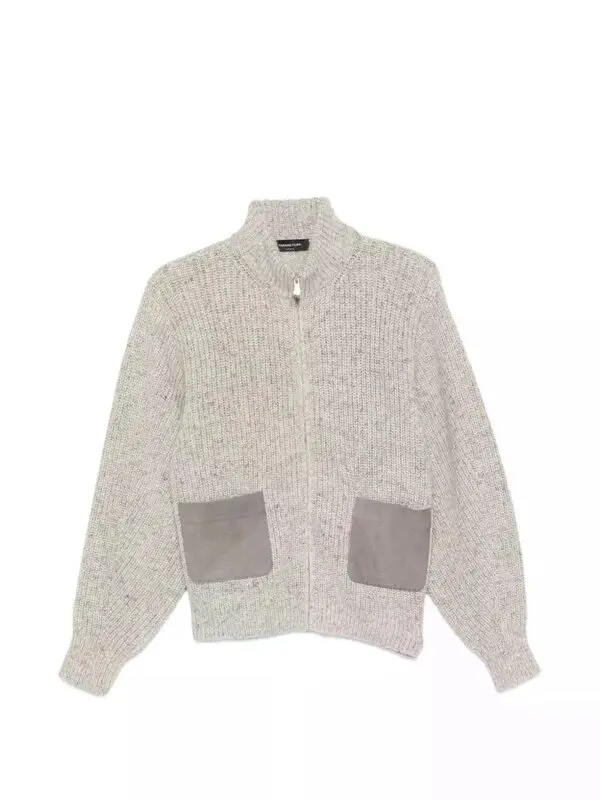 Fabiana Filippi Zip-up Patch-pocket Cardigan