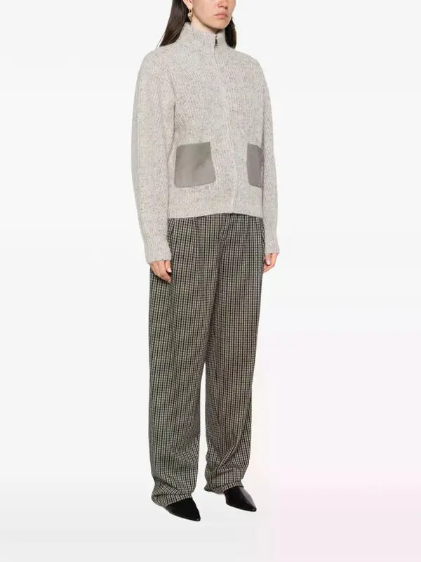 Fabiana Filippi Zip-up Patch-pocket Cardigan