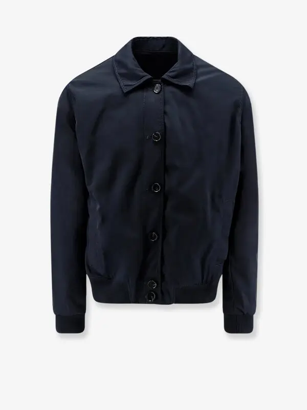 ARMA Tomme Reversibile Suede Jacket - Blue