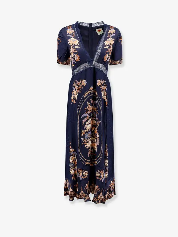Farm Rio Lara Viscose Long Dress