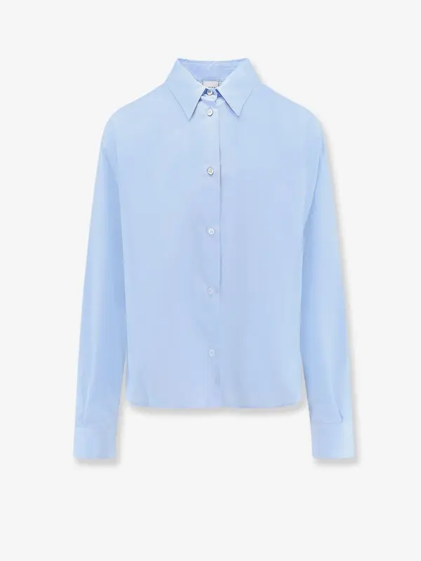 Aspesi Relaxed Fit Cotton Shirt - Blue