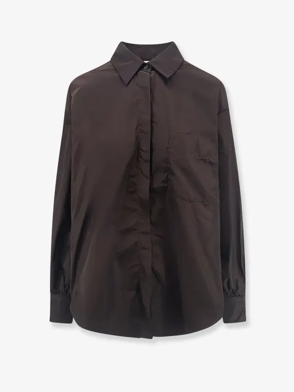 Aspesi Diana Nylon Shirt - Brown