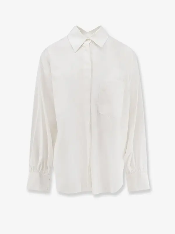 Aspesi Relaxed Fit Cotton Shirt - White