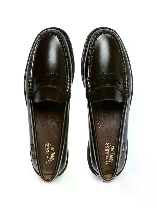 G.H.BASS Weejuns Lug Penny Loafers
