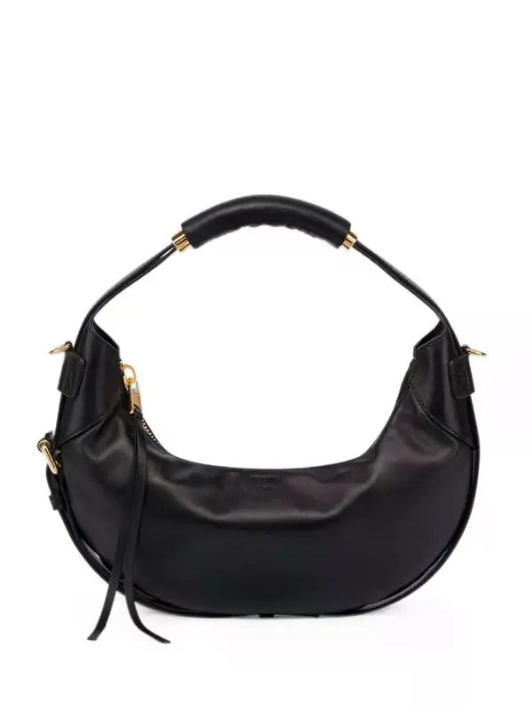 Moschino Padded-handle Leather Shoulder Bag