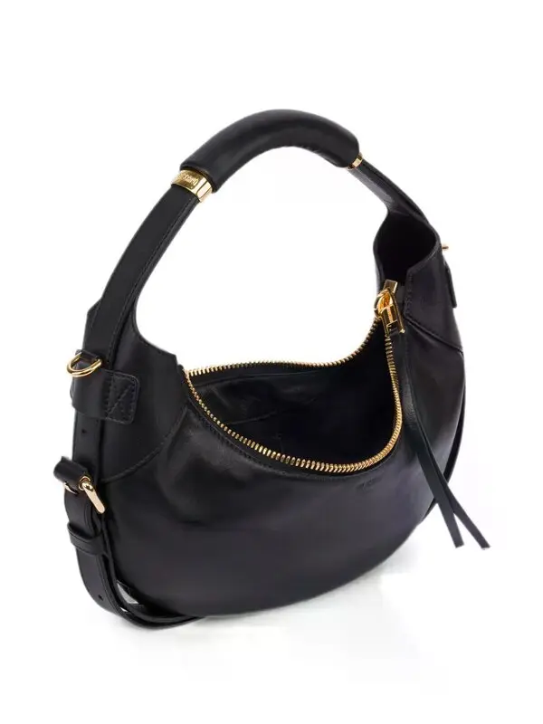 Moschino Padded-handle Leather Shoulder Bag