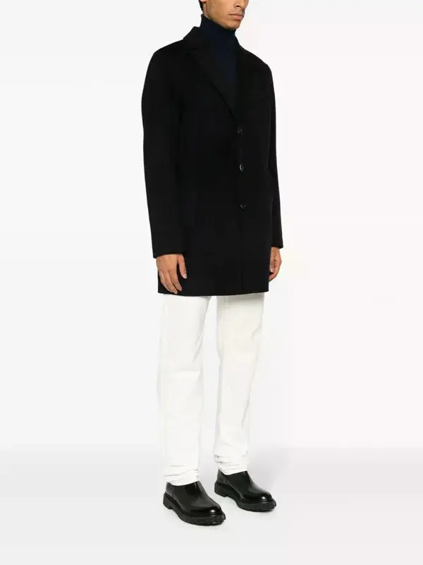 PALTO' Geraldo Db Single-breasted Wool Blend Coat
