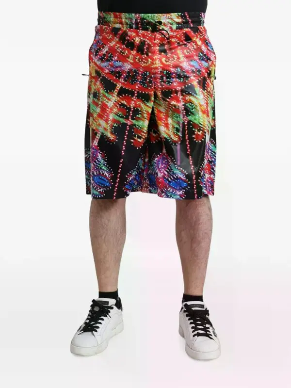 Dolce & Gabbana Luminarie-print Swim Shorts