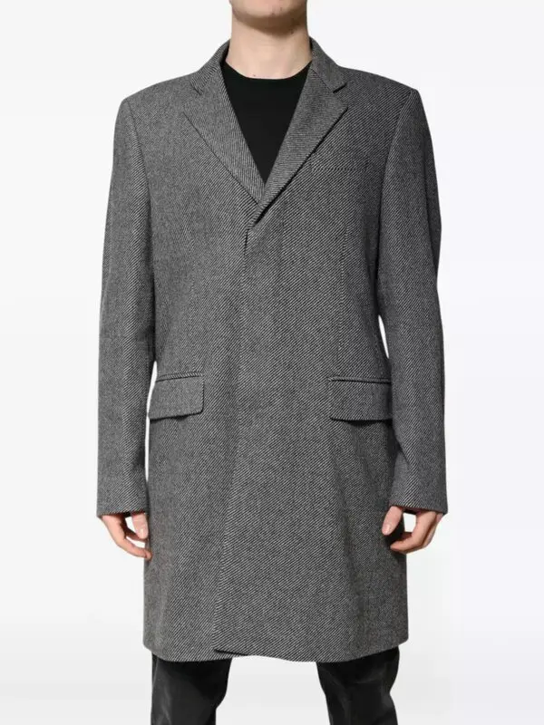 Dolce & Gabbana Single-breasted Wool Coat