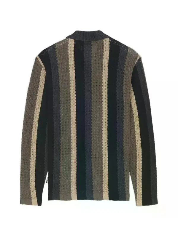IUTER Striped-knit Cardigan