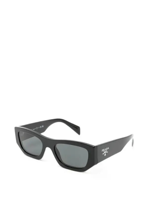 Prada Geometric Sunglasses - Black