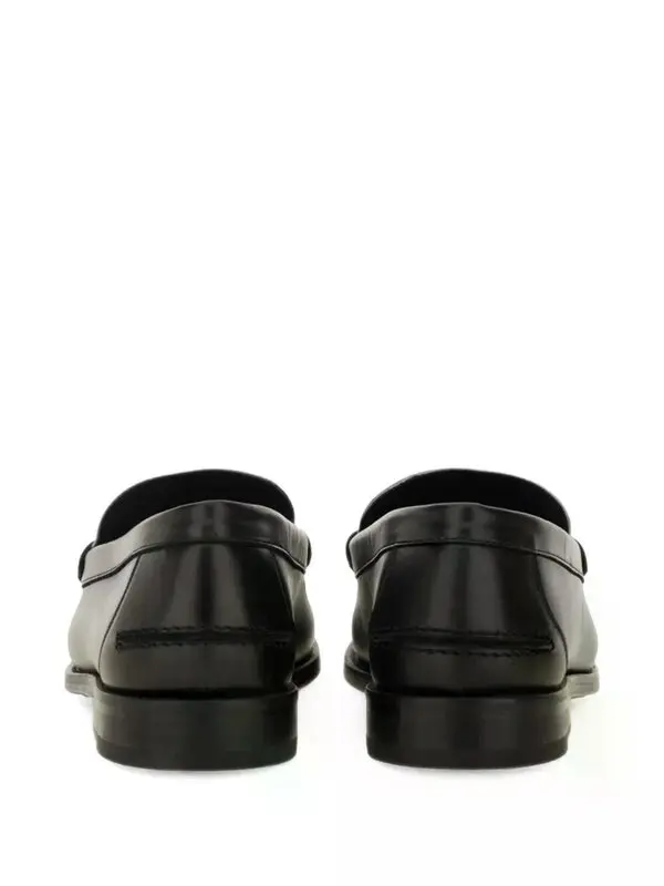 Versace Medusa Head Leather Loafers