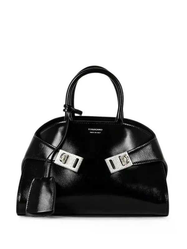 FERRAGAMO Hug Leather Tote Bag
