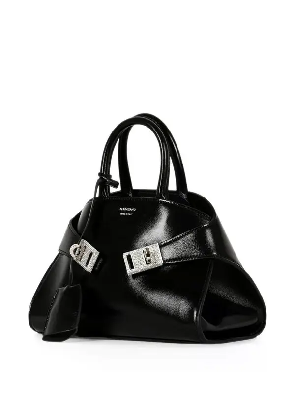 FERRAGAMO Hug Leather Tote Bag
