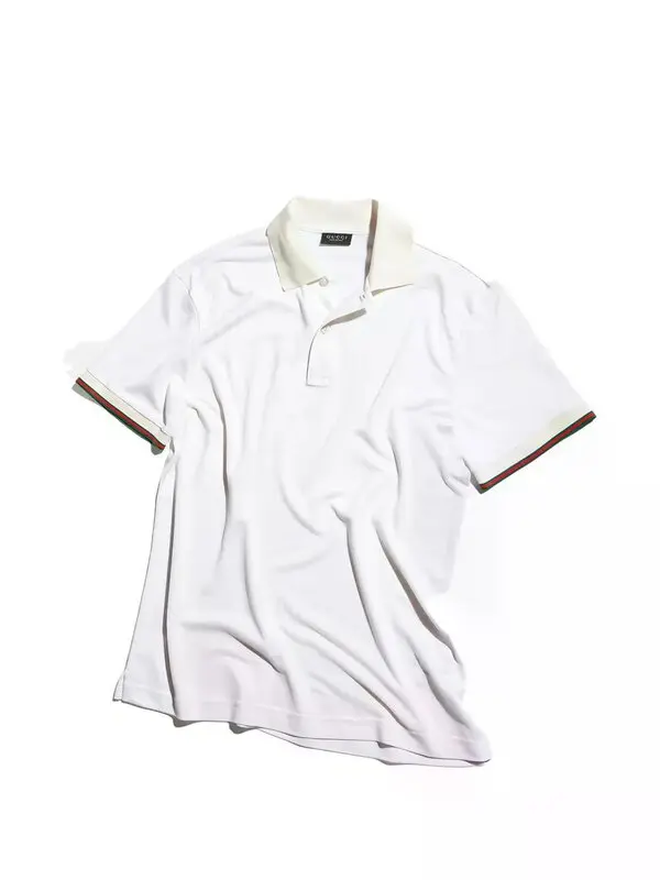 Gucci Web-stripe Polo Shirt