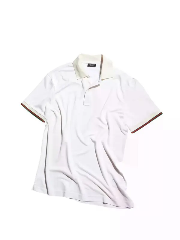 Gucci Web-stripe Polo Shirt