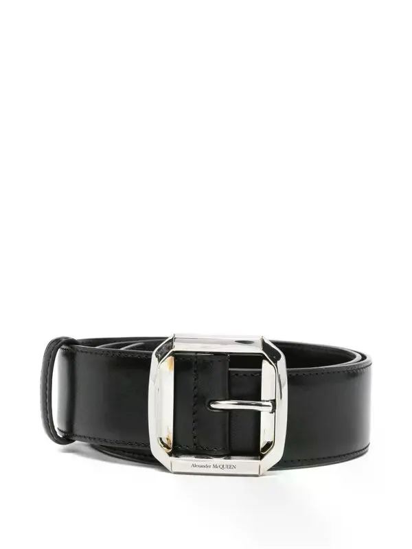 Alexander McQueen Logo-engraved Belt
