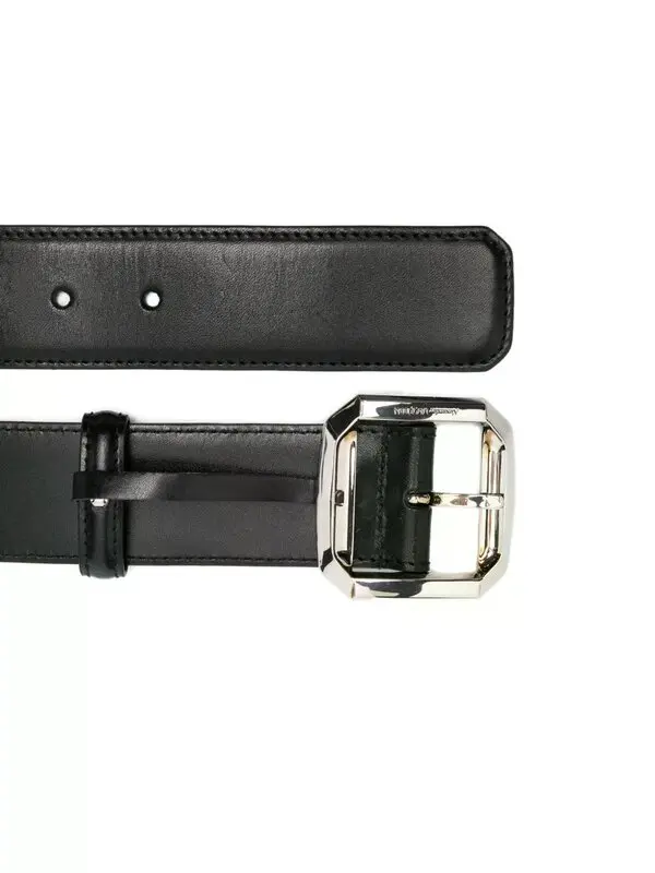 Alexander McQueen Logo-engraved Belt