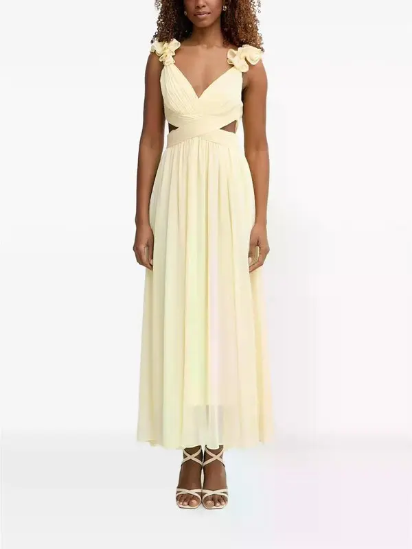 MORGAN Ruffled Cut-out Maxi Dress