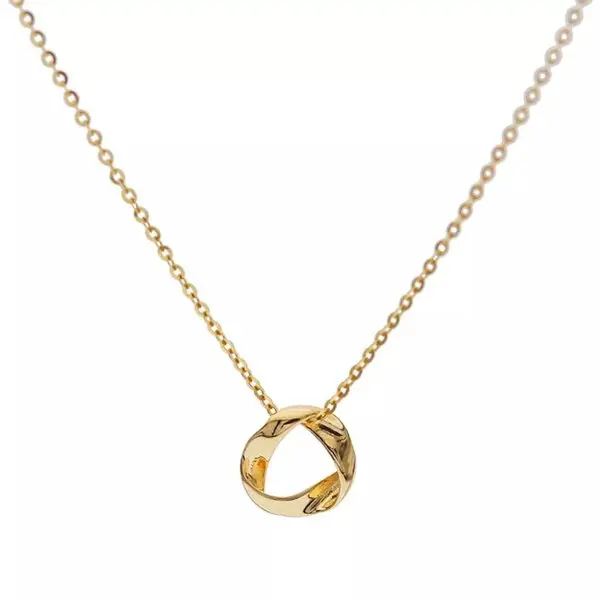 ELK & BLOOM Dainty Circle Karma Necklace