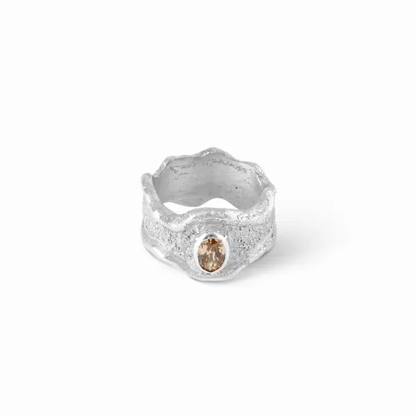 SARAS FINE JEWELLERY Elara Ring - Silver