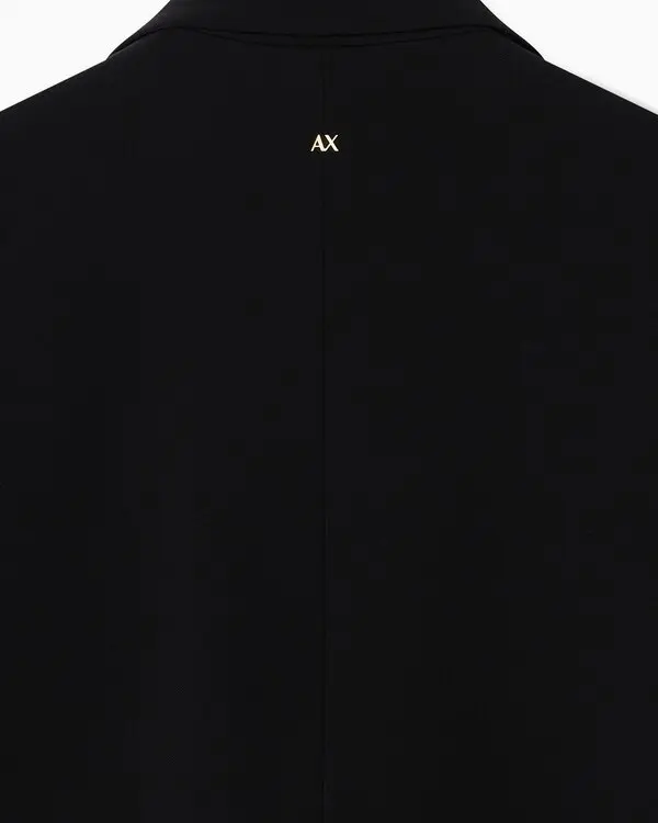 Armani Exchange Modern Tailored Vest In Recycled Twill