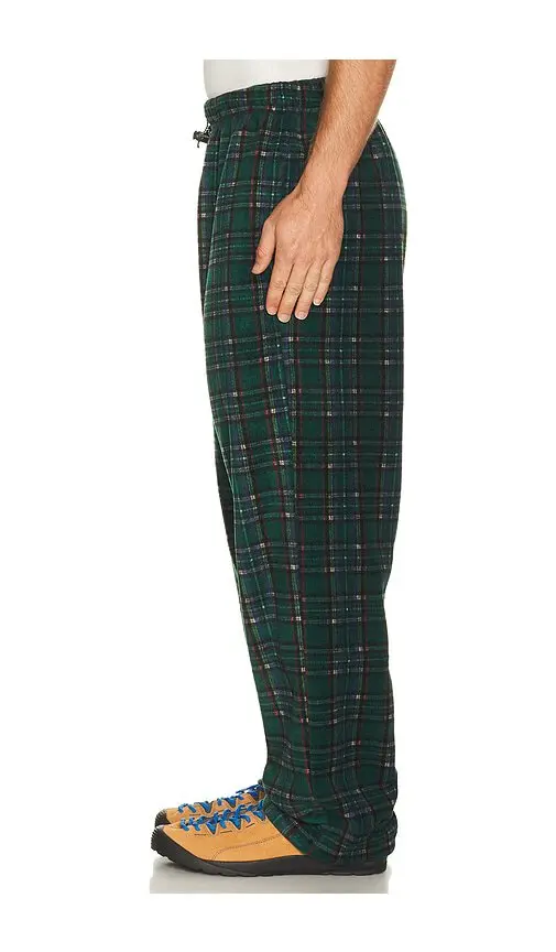 KAPPY DESIGN Fleece Check String Pants